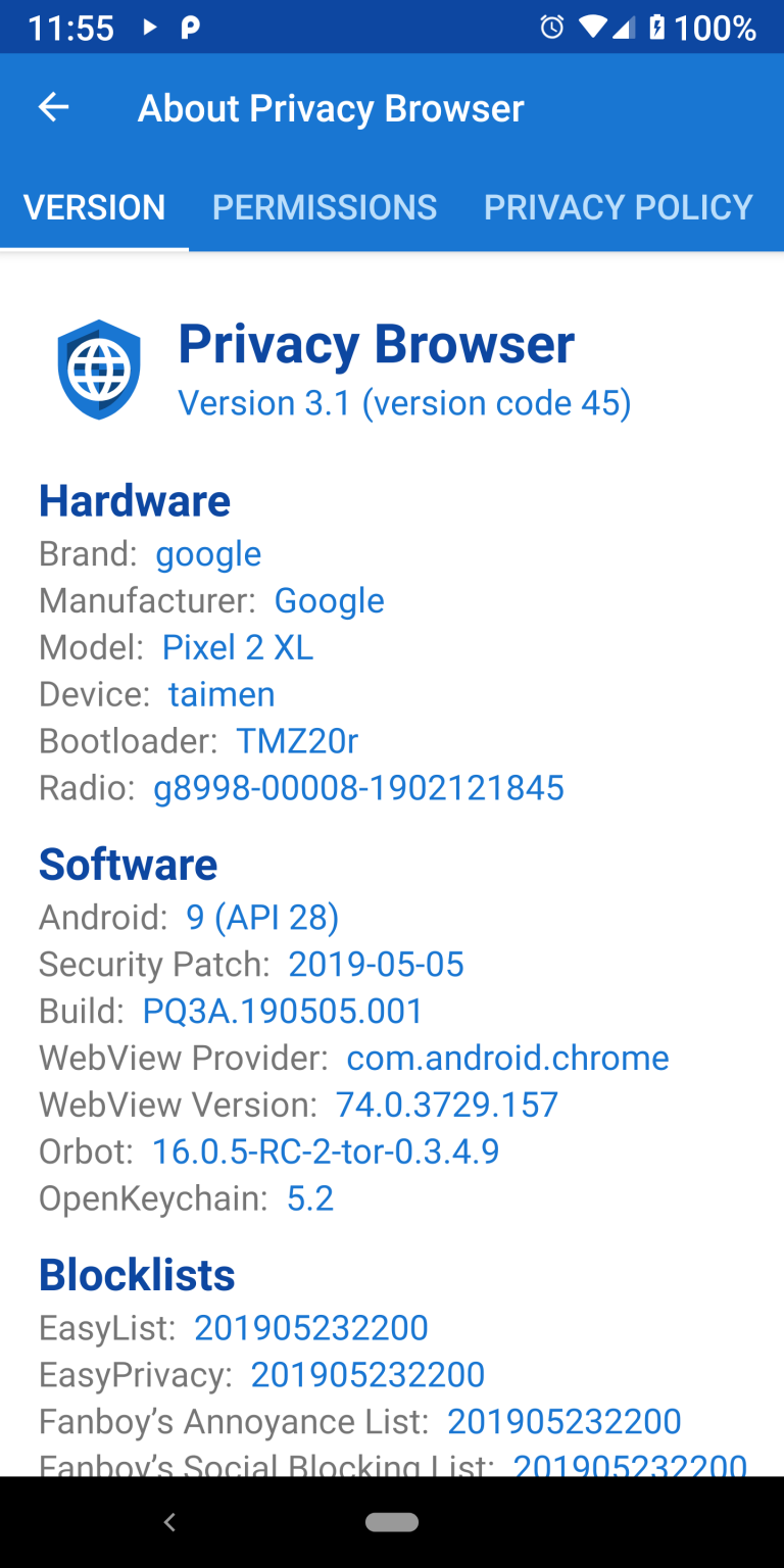 WebView – Stoutner