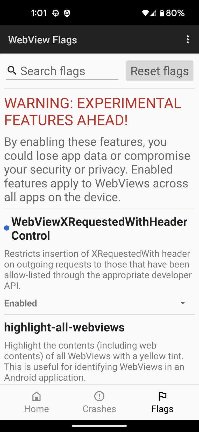 WebView DevTools – Stoutner